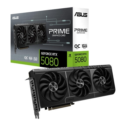 ASUS GeForce Prime RTX 5080 16GB OC | Køb her | scidata.dk